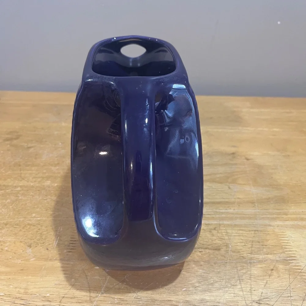 Fiesta | Dining | Fiesta Large Disk Pitcher Plum Purple Ceramic Art ...
